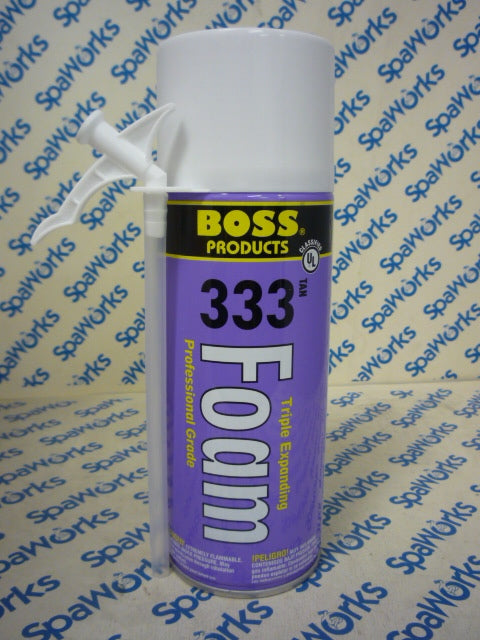 33316- Boss 333 Triple Expanding Foam 12oz – SpaWorks